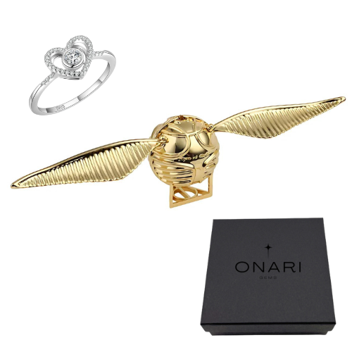 Golden Snitch Ring Box by ONARI™